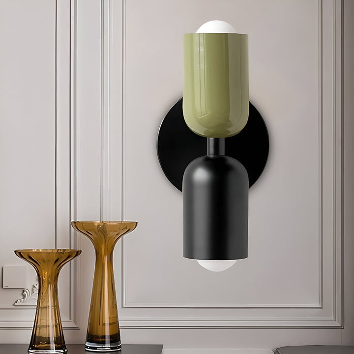 Nordic Colorful Double Head Iron Wall Light | Lubrel Lighting